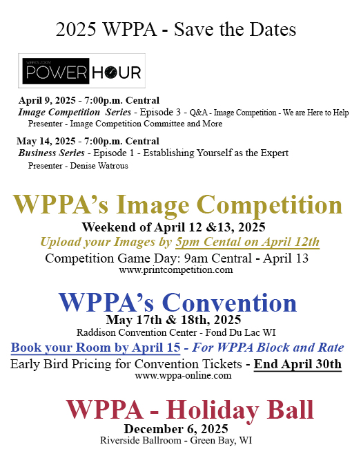 Wisconsin Professional Photographers Association – Education for the ...