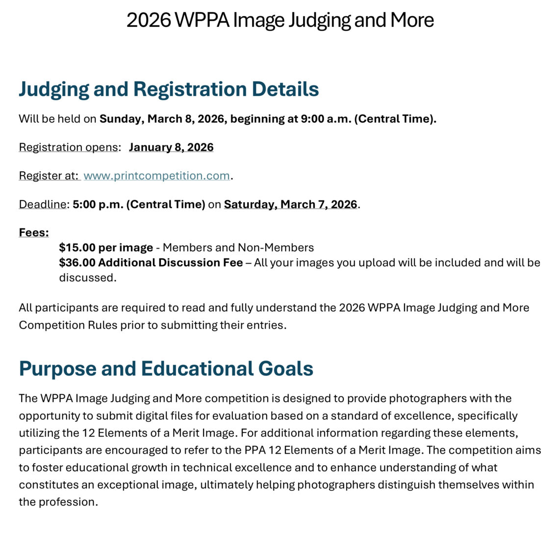 Wisconsin Professional Photographers Association – Education for the ...
